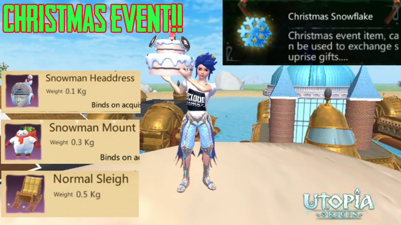Christmas Event!!! | UTOPIA:ORIGIN | - YouTube