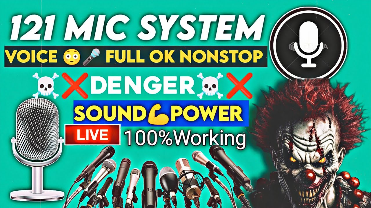 121 system mic New sharechat app & and all Fighter Mic Full ok Voice ...