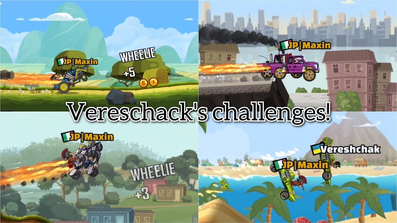 @Vereshchak challenges (4/5)! Now I'm Broke| Hill Climb Racing 2 - YouTube