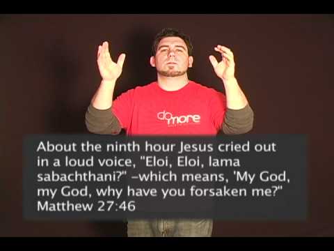 One Verse :: Matthew 27:46 :: Good Friday - YouTube