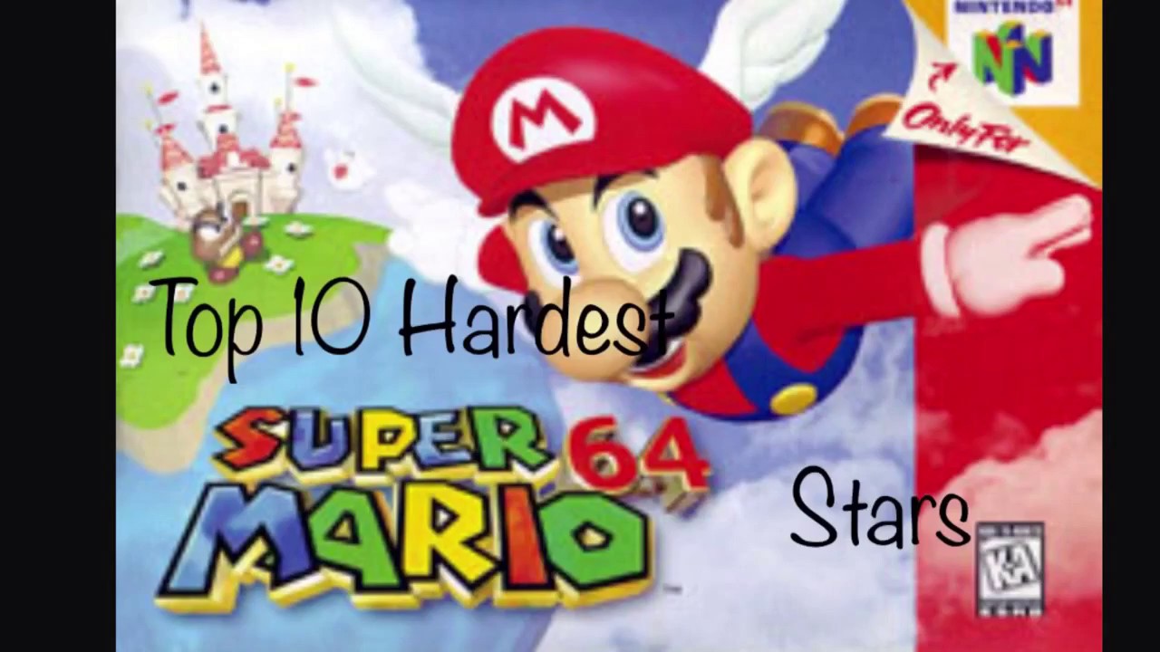 Top 10 Hardest Super Mario 64 Stars - YouTube