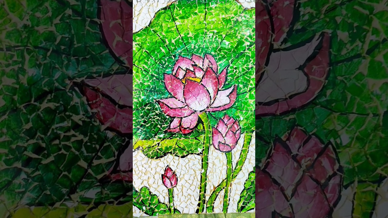 Easg egg shell collage #shorts #craft #art #eggshellcraft - YouTube