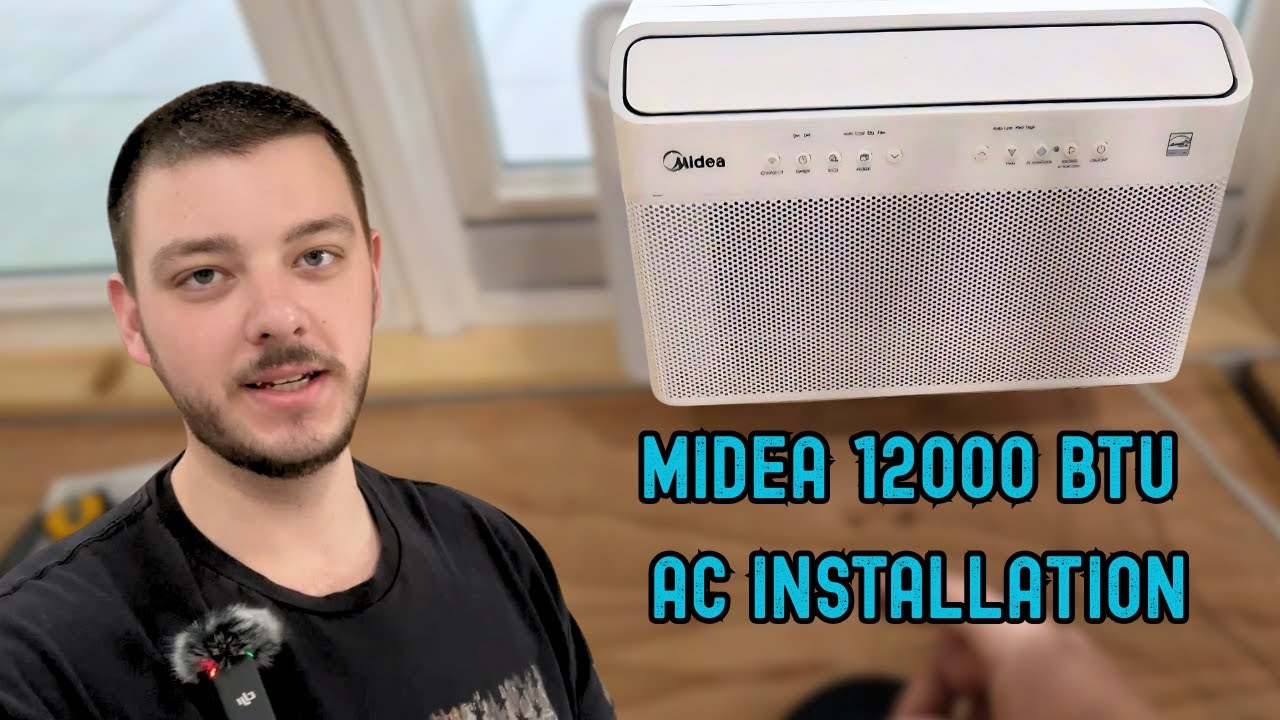 Midea U Window AC Complete Installation |12,000 BTU 2025 Model - DIY ...