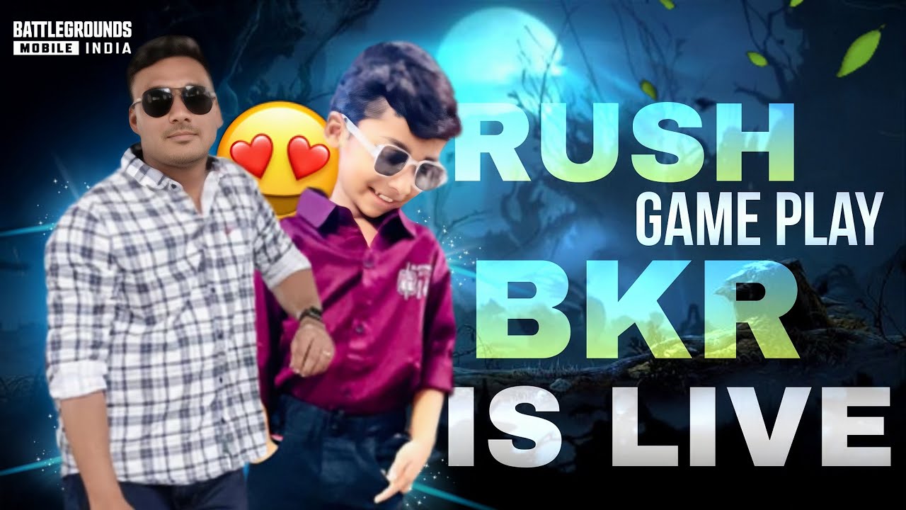 #BKR GAMING YT# NIGHT STREAMING#RUSH PLAY# SQUAD#BGMI# LETS ROCK IT ...
