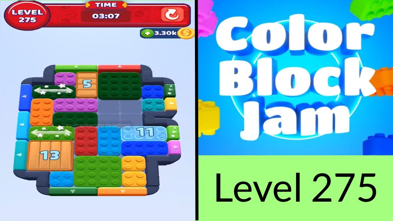 Color Block Jam Level 275 - YouTube