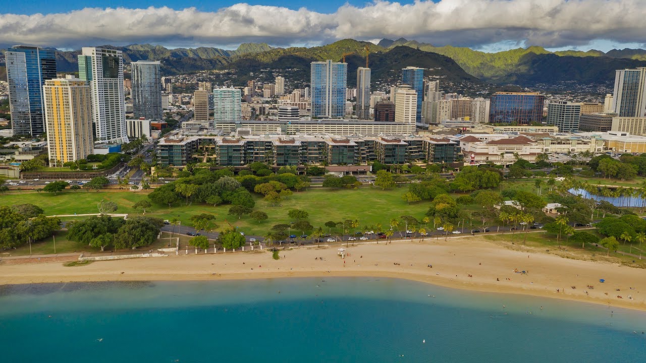 Honolulu Real Estate Video Tour. Park Lane Penthouse - YouTube
