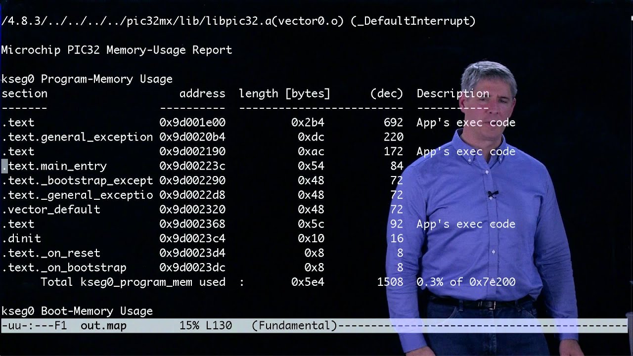 The PIC32 memory map file (Kevin Lynch) - YouTube