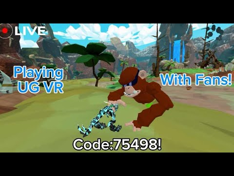 Live Playing UG VR & killing the Crydon boss!Code: 74598! - YouTube
