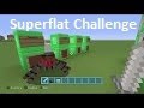 Minecraft Xbox - Superflat Challenge - YouTube