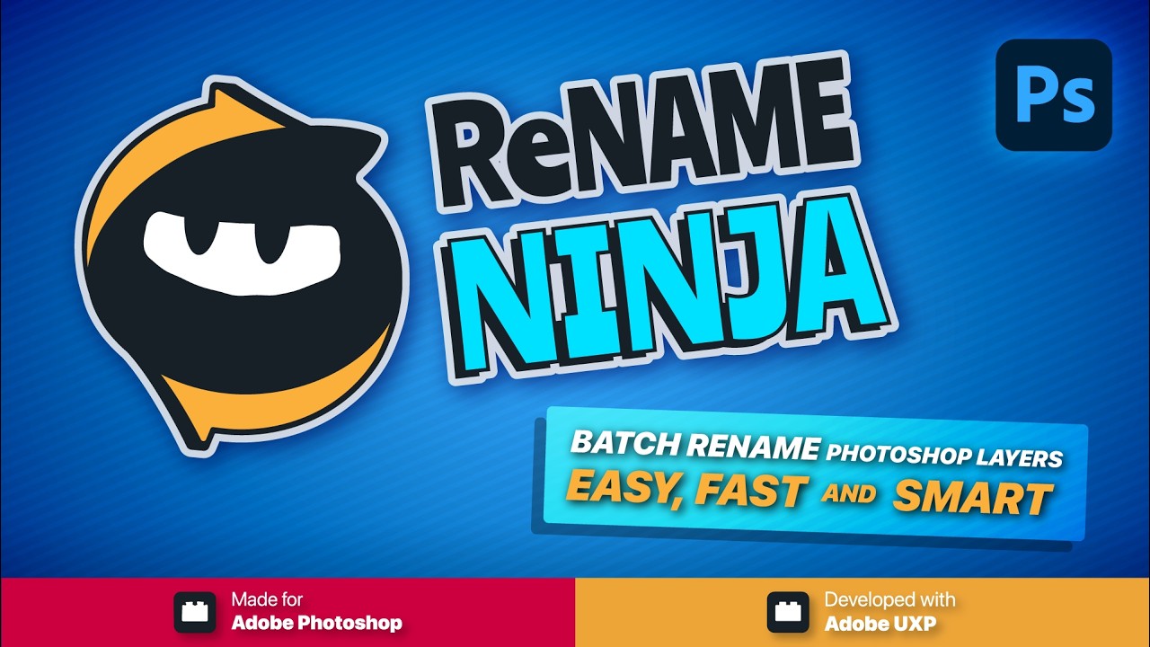 ReName Ninja for Photoshop - YouTube