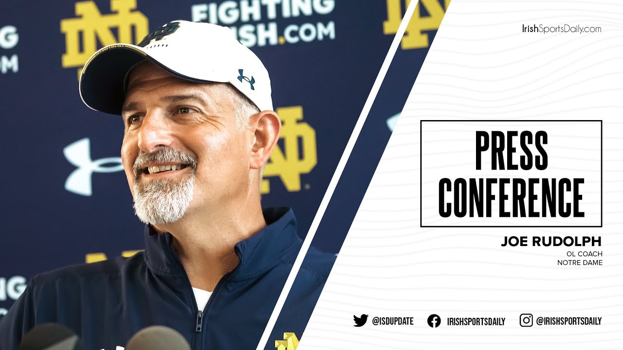 Joe Rudolph on Guard Competition, Leadership, Growth of Notre Dame OL ...