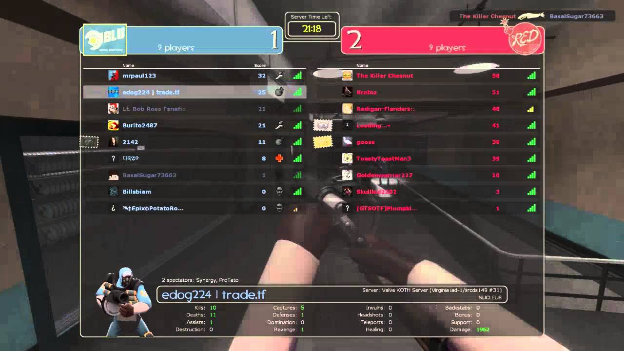 TF2 - KOTH Gameplay Nucleus - YouTube