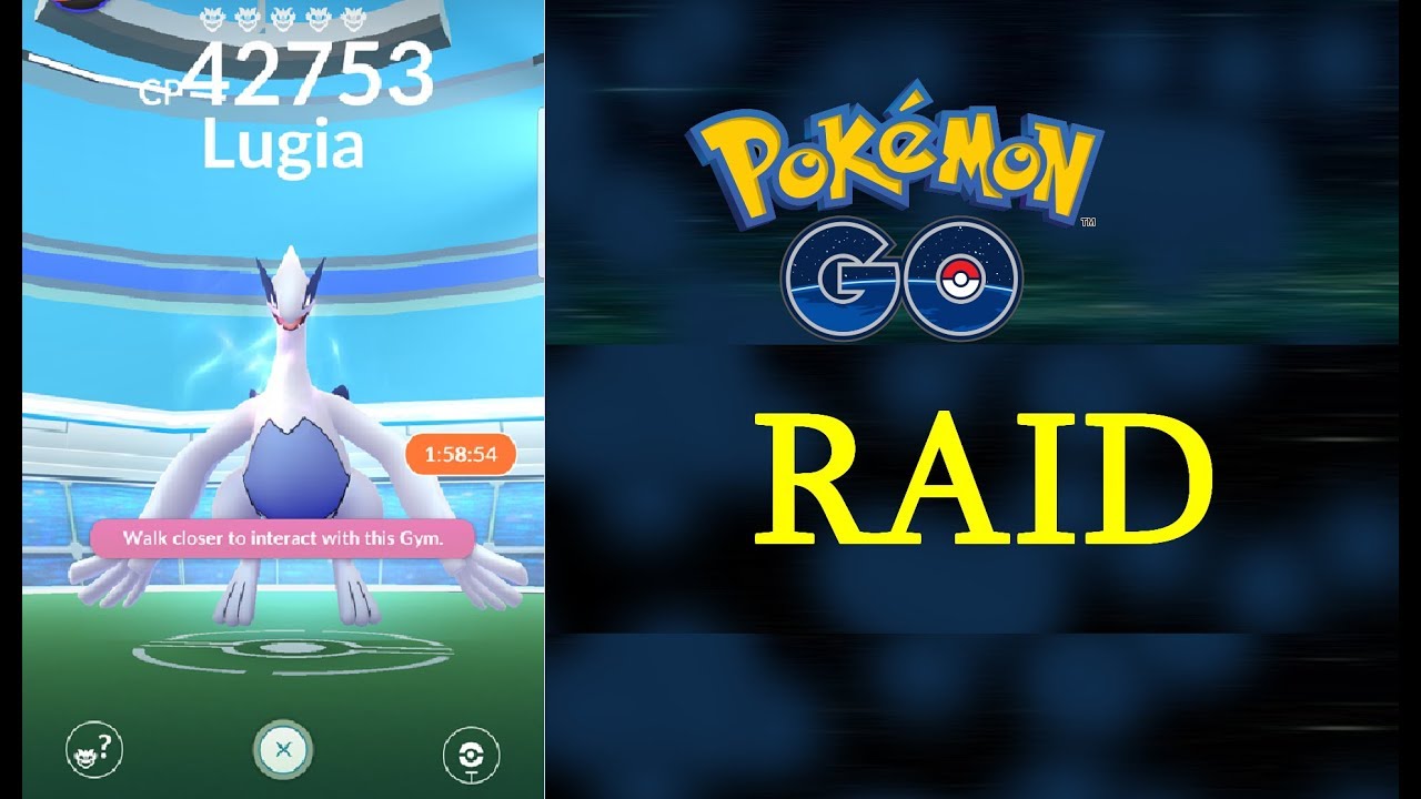 #93 Pokemon Go - Lugia (raid 1) - YouTube