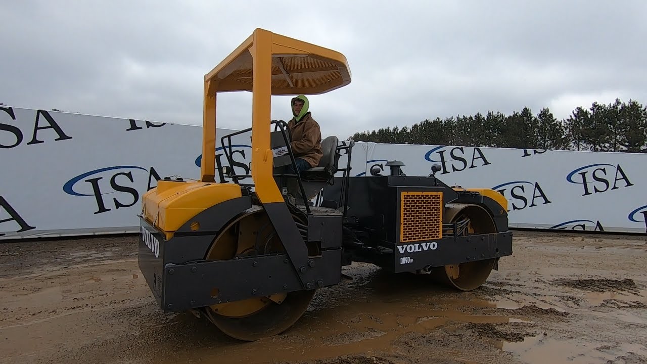 14184 - 2008 Volvo DD90 Vibratory Compactor Will Be Sold At Auction ...