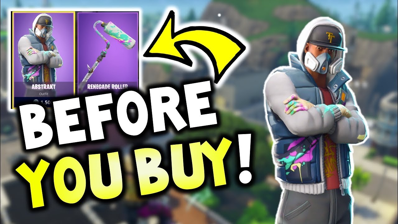 *NEW* Abstrakt + Renegade Roller - BEFORE YOU BUY? - FORTNITE ITEMS ...