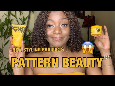 Pattern Beauty NEW Styling Products Review | Strong Hold Gel vs. Curl ...