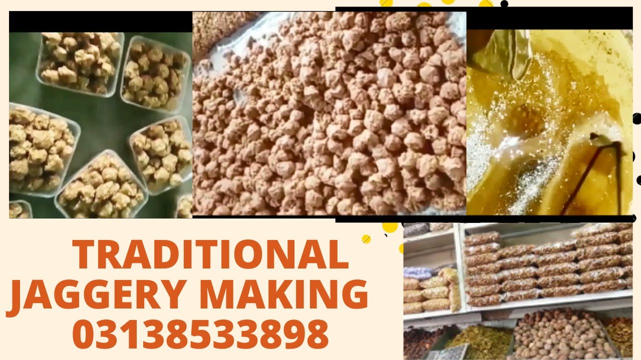 Traditional jaggery making |Making of Gurr |Jaggery Production Process ...