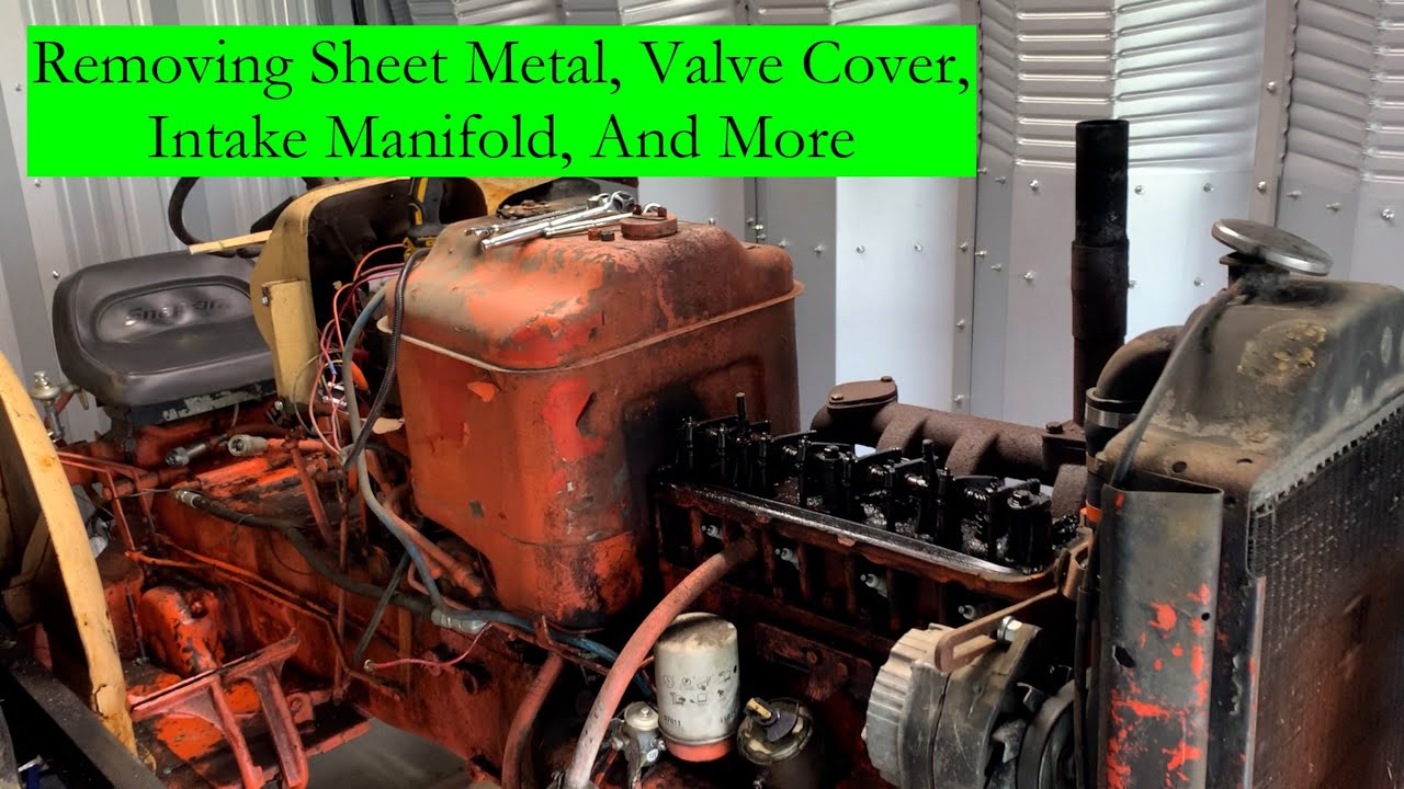 Removing The Valve Cover & More!!! // 1958 Case 600B Case-O-Matic ...