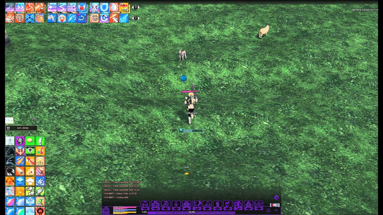 Mabinogi Animation Switch - Shuriken Smash to Flash Launcher - YouTube