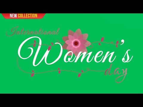 International Women's Day Text Animation | 8th March | 4K | Global Kreators