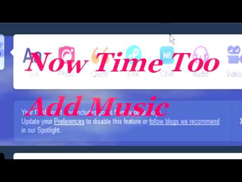 How To Put A Music Player On Tumblr /How To Put Music on Tumblr ...