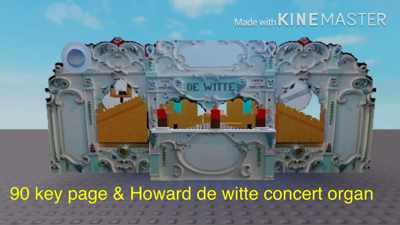 90 key page & Howard de witte concert organ - YouTube