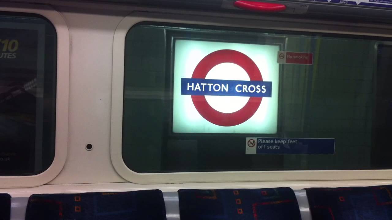 Hatton Cross Station on London Underground, Leaving the Station - YouTube