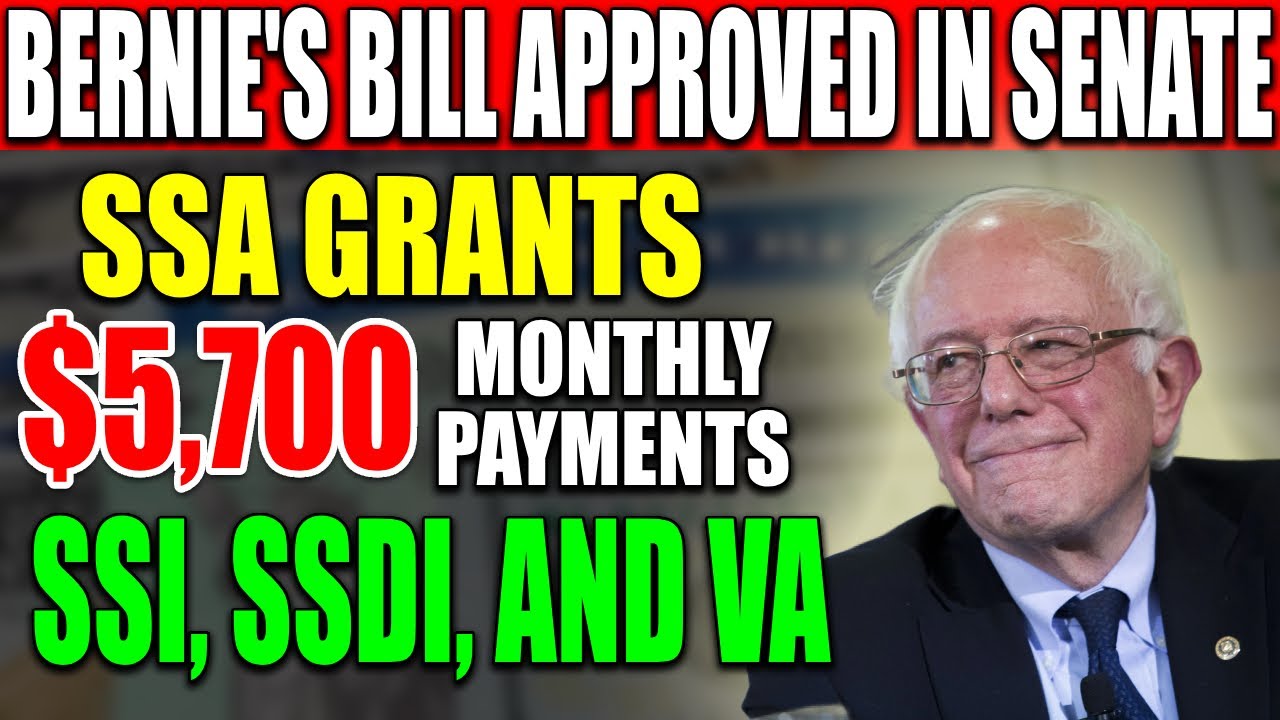 Senate Backs Sanders' Plan for $5,700 Monthly Support to SOCIAL ...