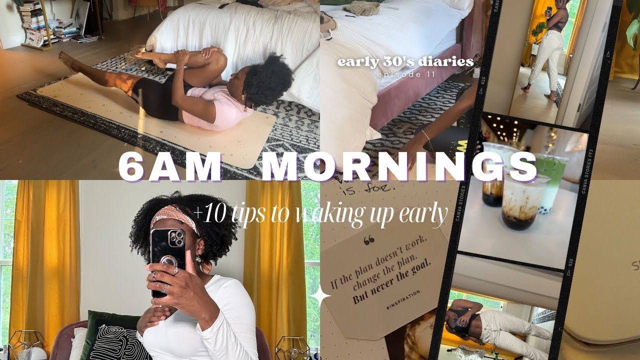 6AM Becoming THAT GIRL Mornings | 6am Morning Tips - YouTube