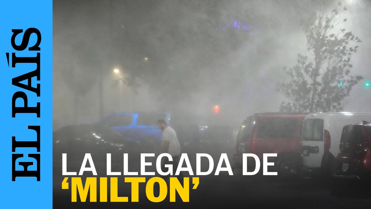 EE UU | La llegada de 'Milton' al sur de Florida | EL PAÍS - YouTube
