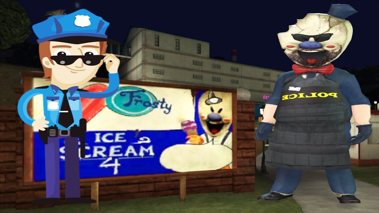Ice Scream 4 - Rod is PoliceMan - Ice Scream 4 Mod - Android & iOS Game ...