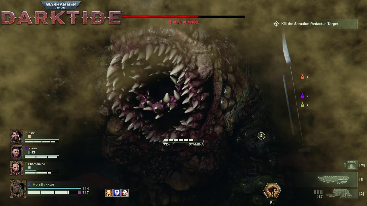 The Nurgle beast eats me and pukes me out | Darktide | gameplay - YouTube