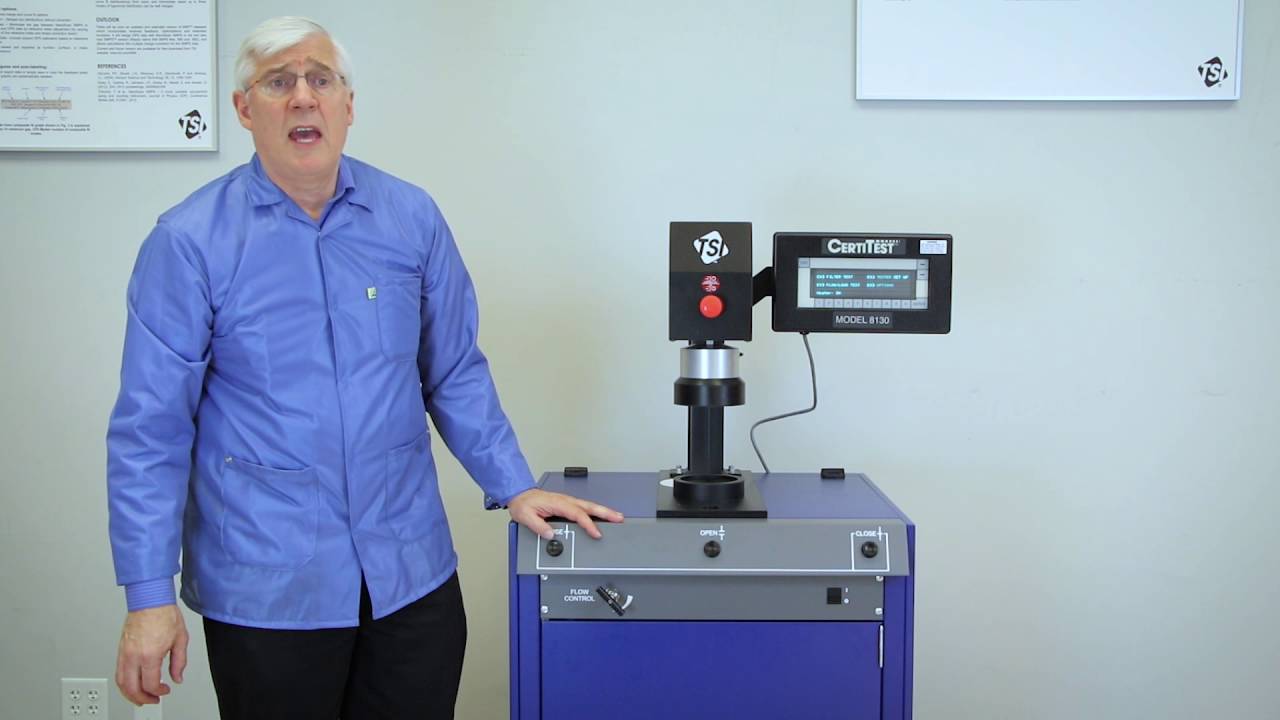 Operation of TSIs Automated Filter Tester Model 8130 - YouTube