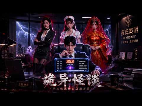 MULTISUB📢新番上線《詭異怪談，從攻略黑絲詭總裁開始》寫手穿越闖各大詭域，救贖冤魂詭物，聯手三女斬殺鬼將軍守護全人類！ #最新漫劇
