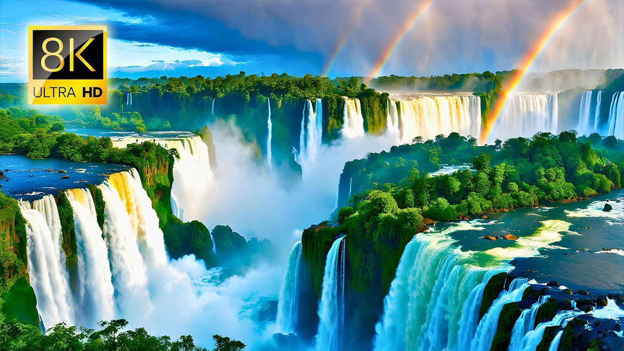 Iguazu Falls in 8K HDR - Ultra HD Nature Documentary | 8K Vistas - YouTube
