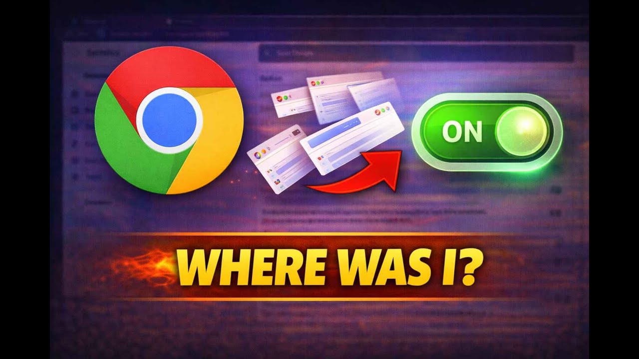 How to Continue where you left off in the Google Chrome on Windows 11 ...