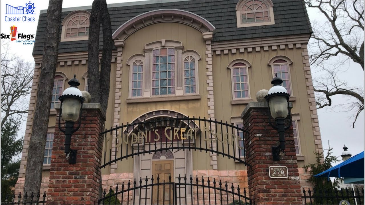 Houdini's Great Escape | Six Flags Great Adventure - YouTube