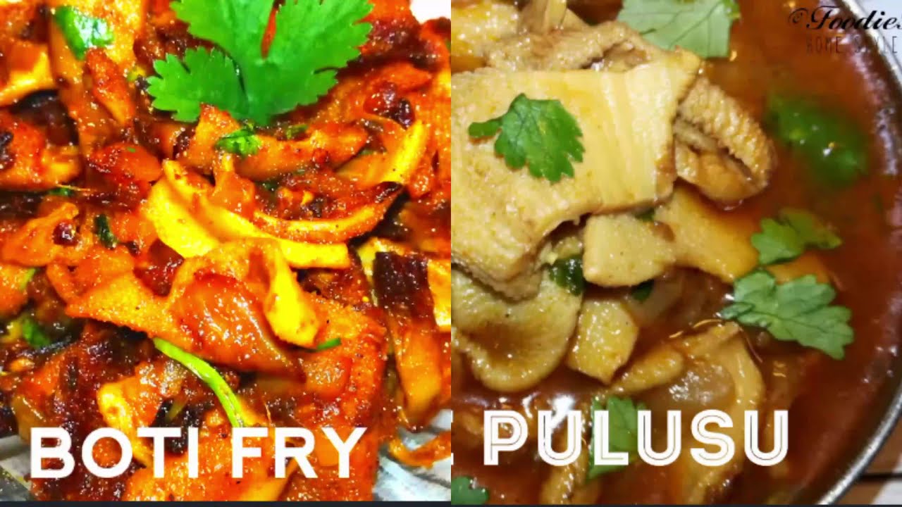boti curry | boti fry and boti curry recipes in hyderabadi style - YouTube