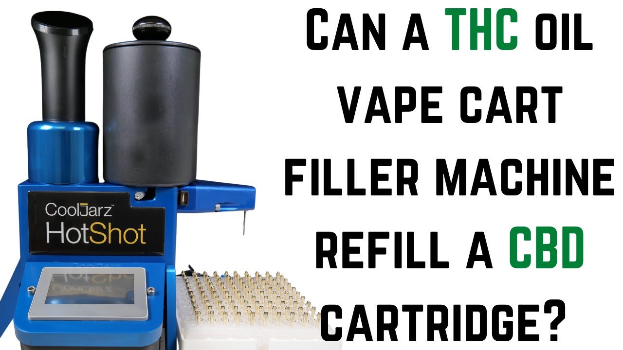 Can a THC Oil Vape Cart Filler Machine Refill a CBD Cartridge? - YouTube