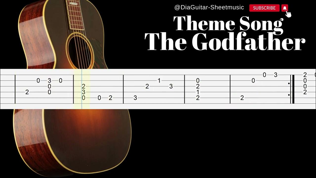 The Godfather Theme Song - Easy Fingerstyle Guitar Tutorial TAB - YouTube