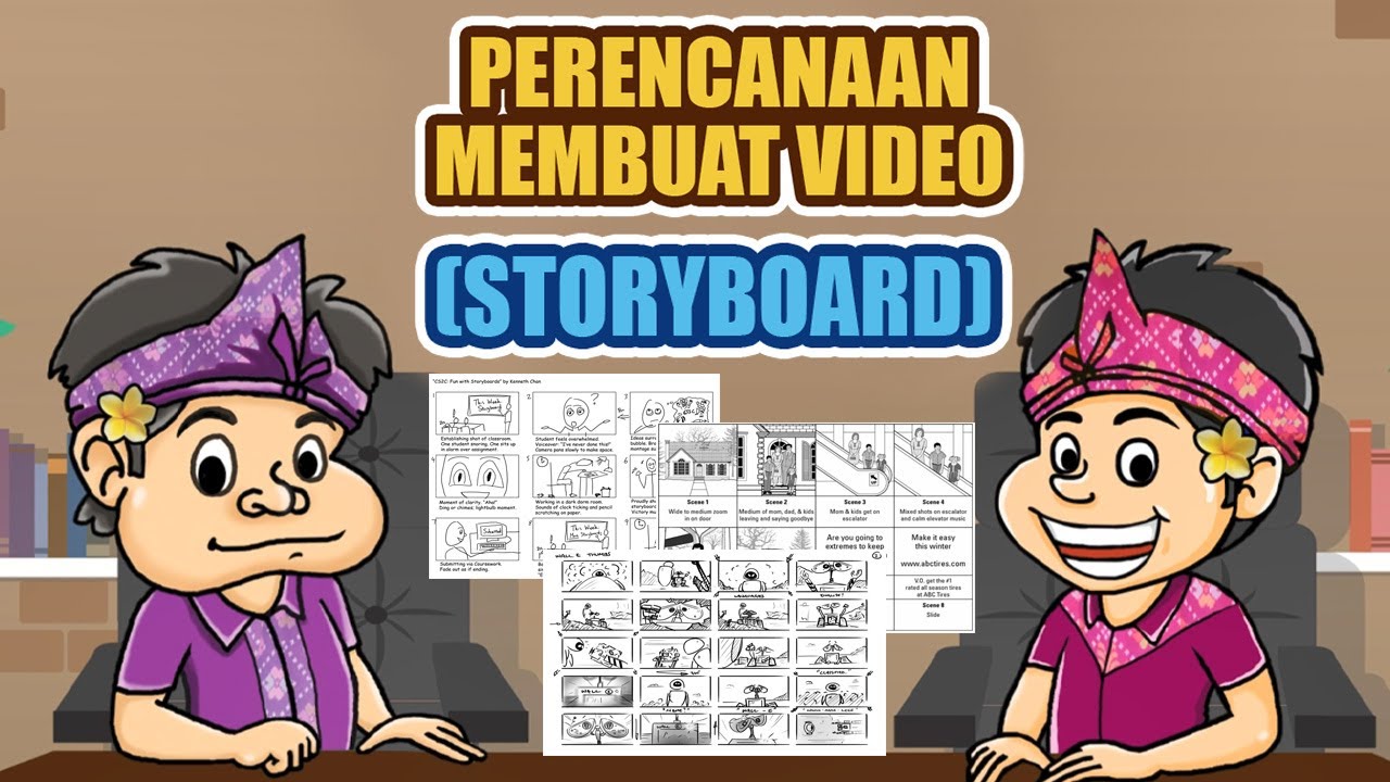 PERENCANAAN MEMBUAT VIDEO (STORYBOARD) - YouTube
