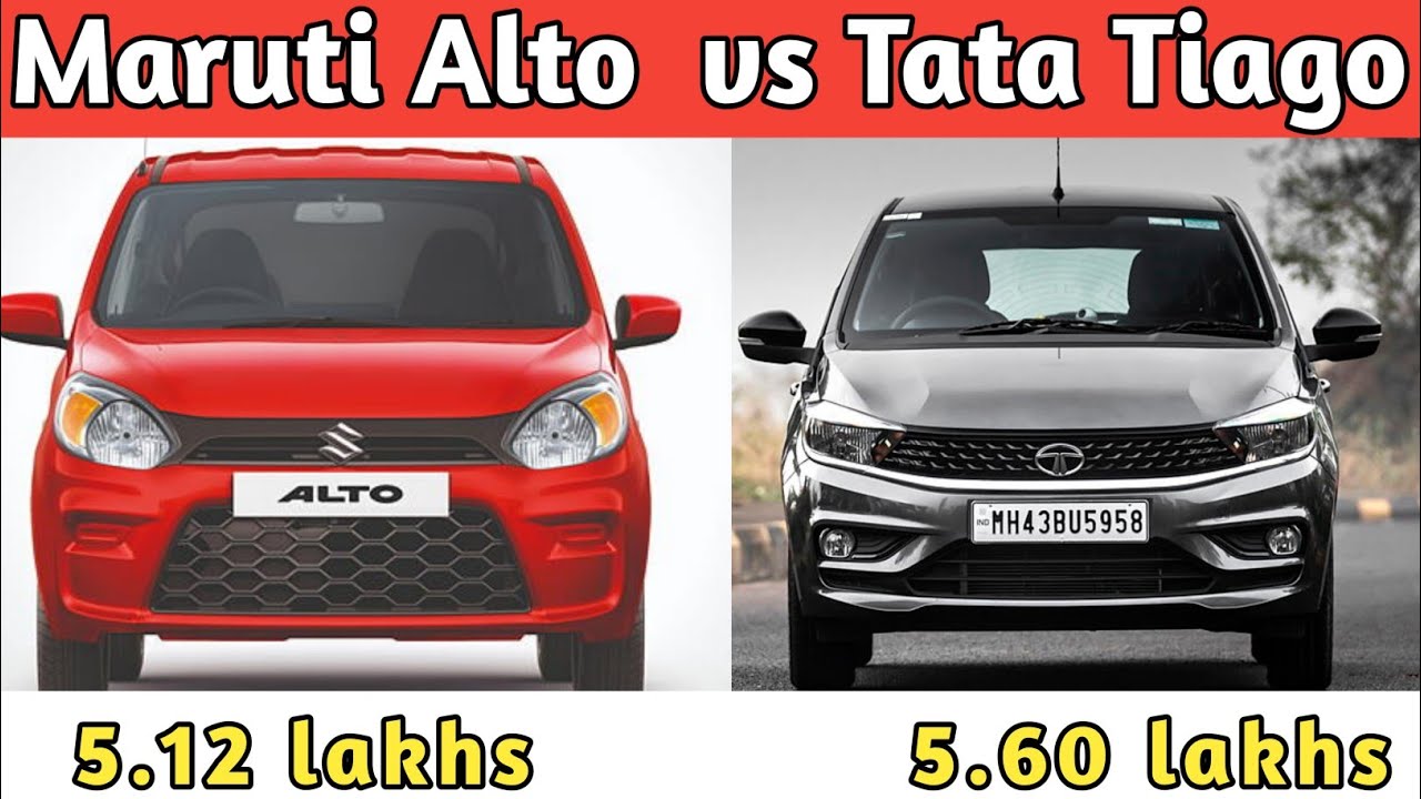 Tata Tiago Vs Alto800 || Maruti Suzuki Alto vs Tata Tiago || AV Auto ...