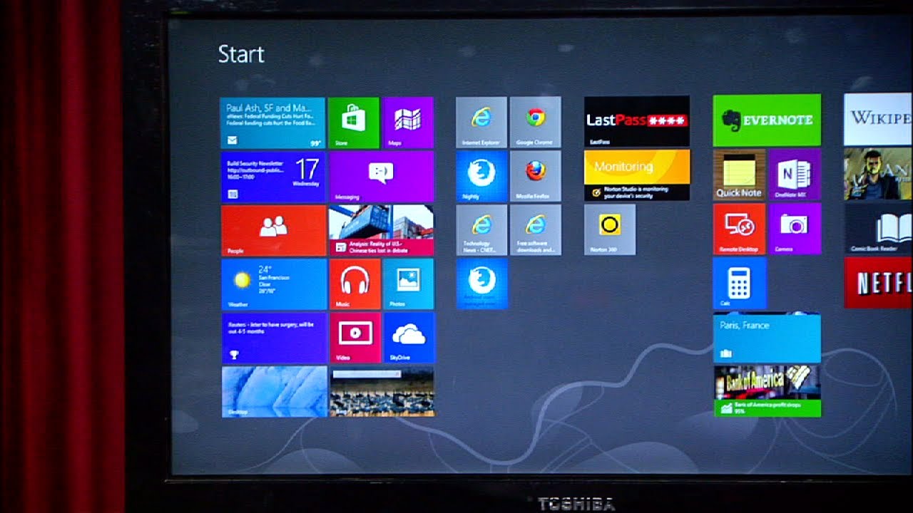 CNET How To - How to get back to the Windows 8 Start screen - YouTube