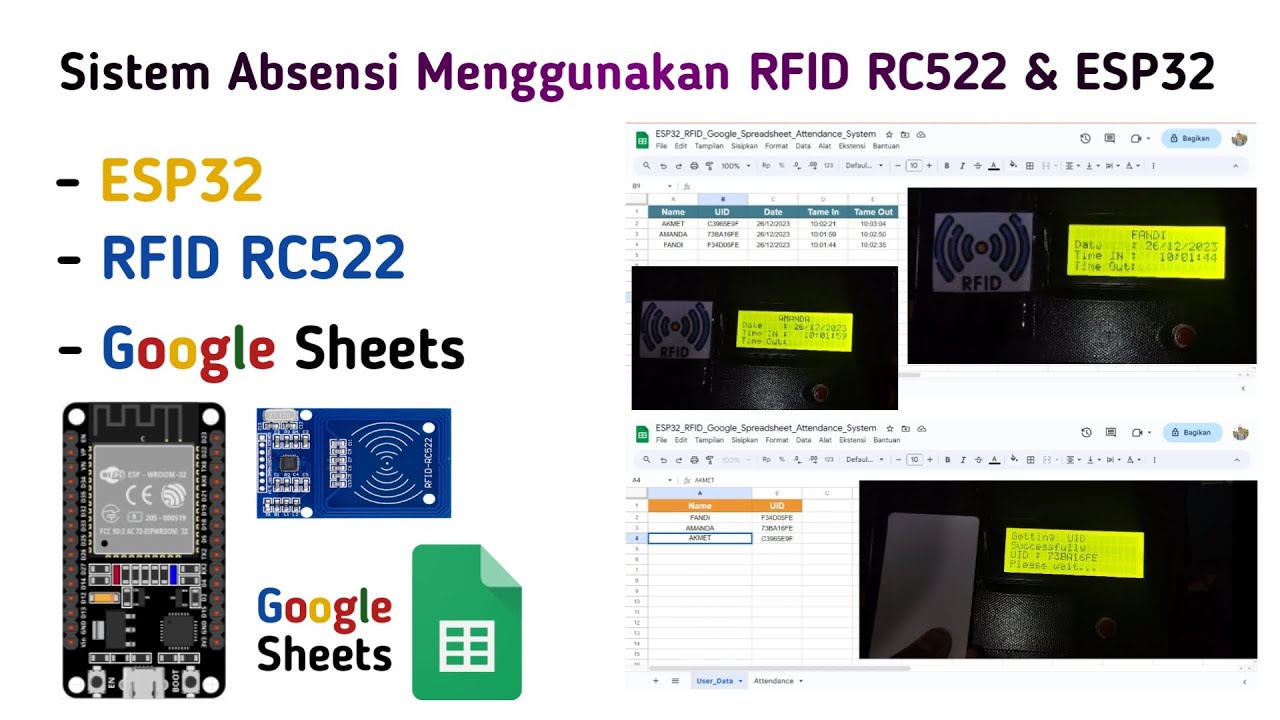 Sistem Absensi Menggunakan RFID RC522 & ESP32 - YouTube