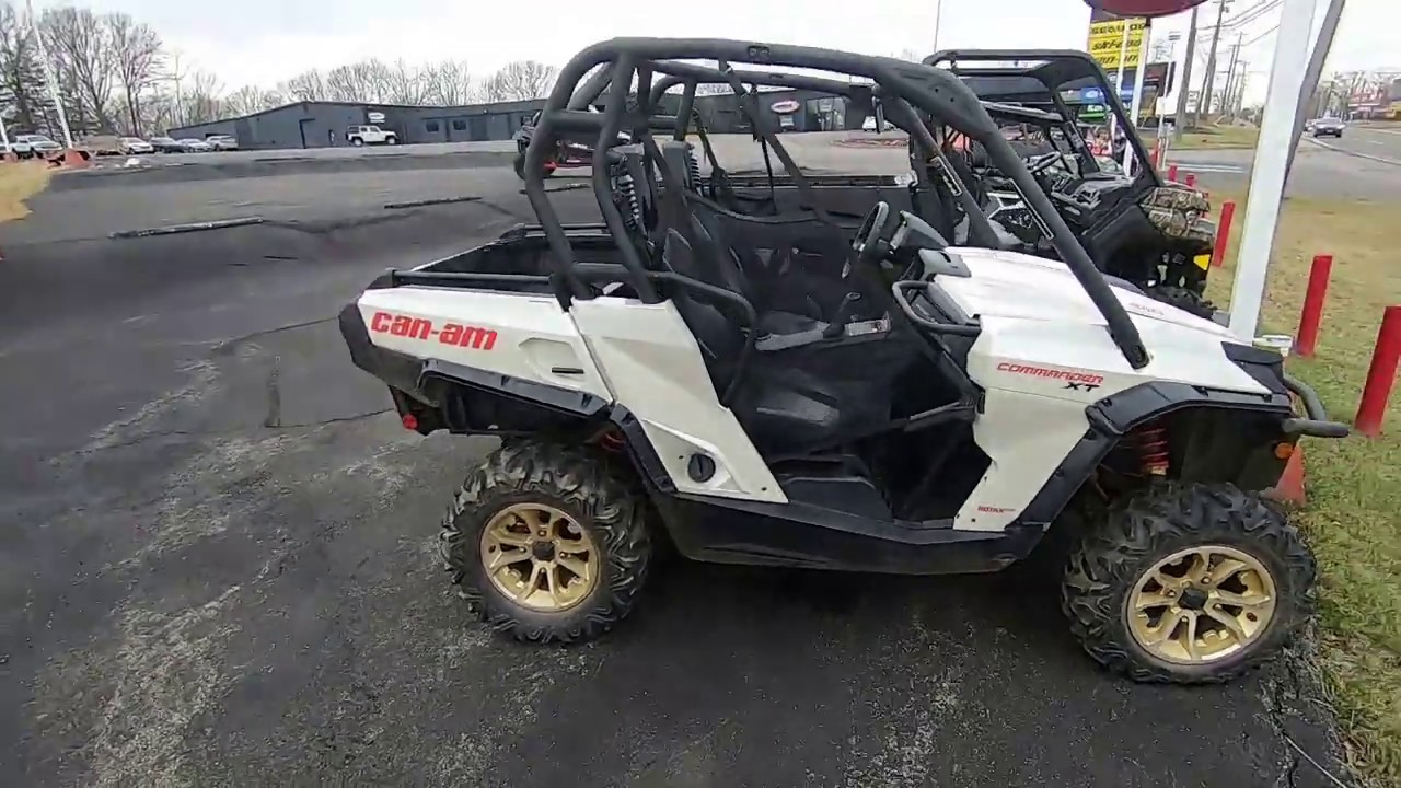 2015 Can-Am COMMANDER 1000 XT - Used UTV For Sale - Niles, Ohio - YouTube