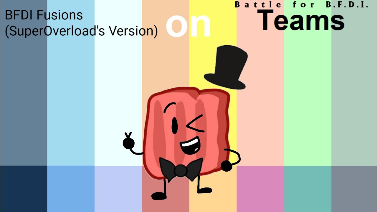 If BFDI Fusions (@superoverload 's Version) Were On BFB Teams - YouTube