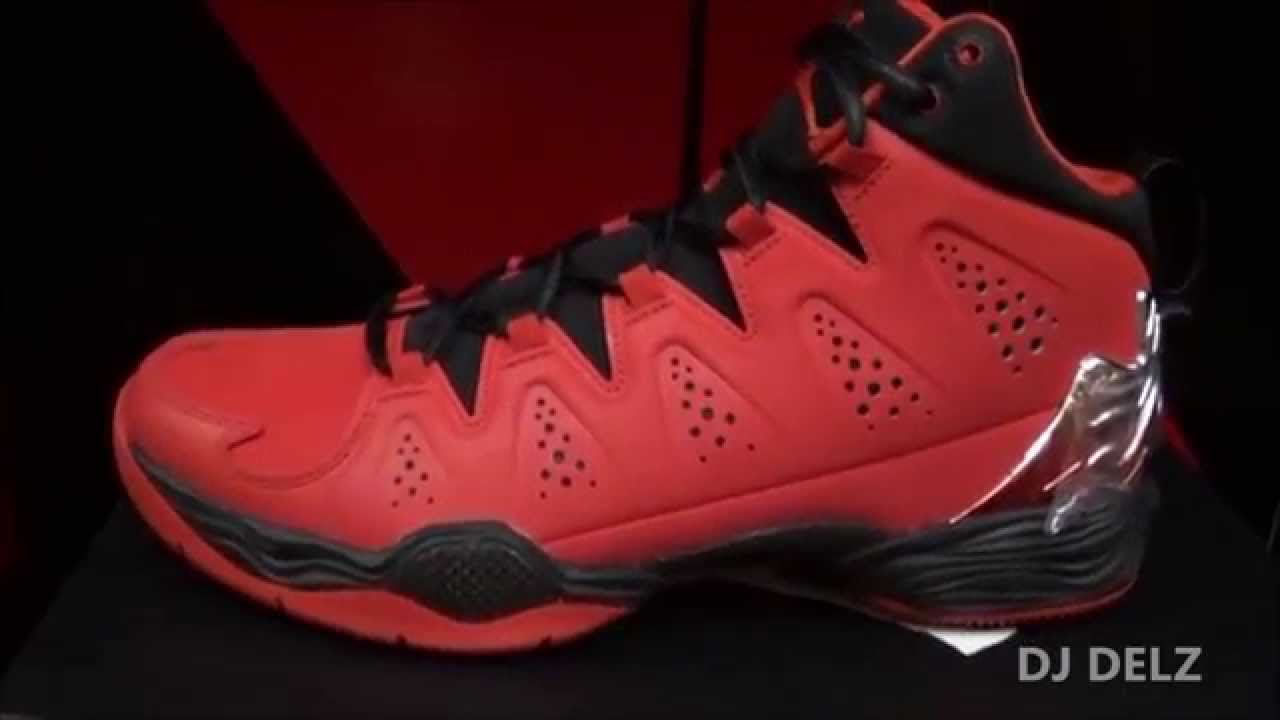 Air Jordan Melo M10 Varsity Red Sneaker Review With DJ Delz - YouTube