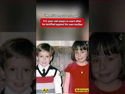 a young 6-year-old boy crying in court after testifying against his own mother