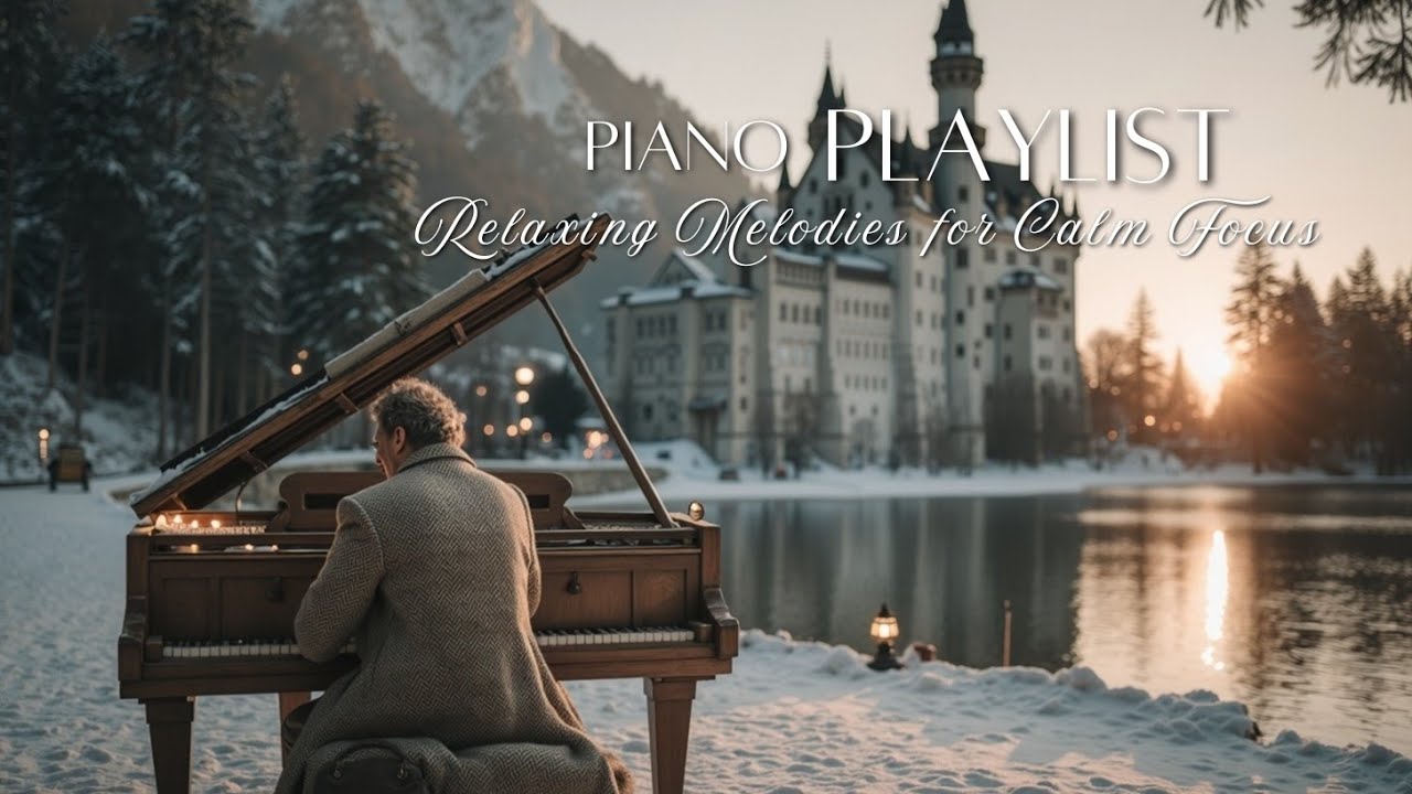 Winter Piano Music & Relaxing Melodies for Calm Focus and Study ...