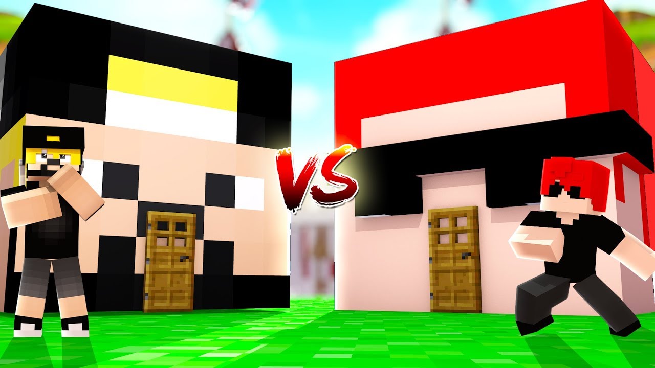 Minecraft - CASA DO FELIPE NETO VS. CASA DO LUCCAS NETO (IRMÃOS NETO ...